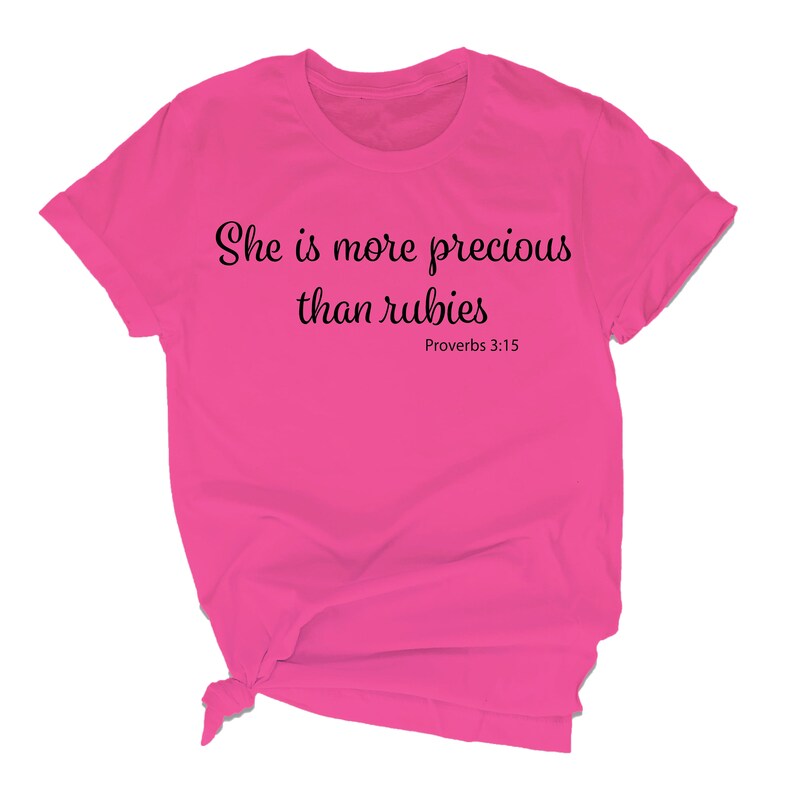 She Is More Precious Than Rubies Svg Proverbs 3 15 Cutter Etsy
