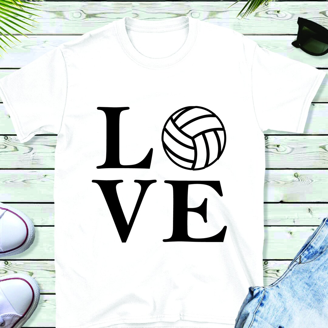 Love Volleyball SVG / Volleyball Love SVG / Love Volleyball Cutter File ...