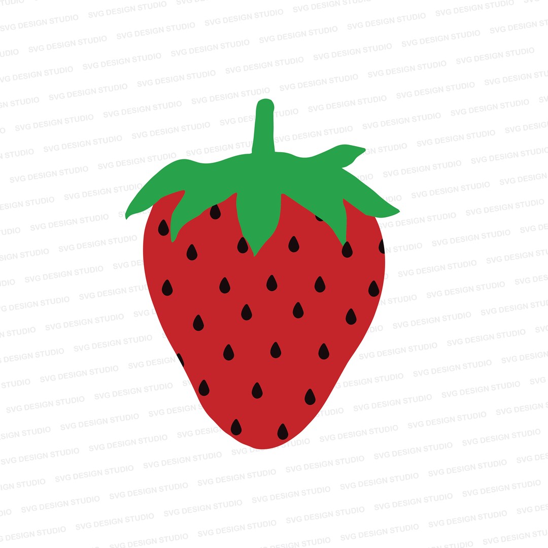 Strawberry SVG / Vectored Strawberry File / Sweet Strawberry DXF ...
