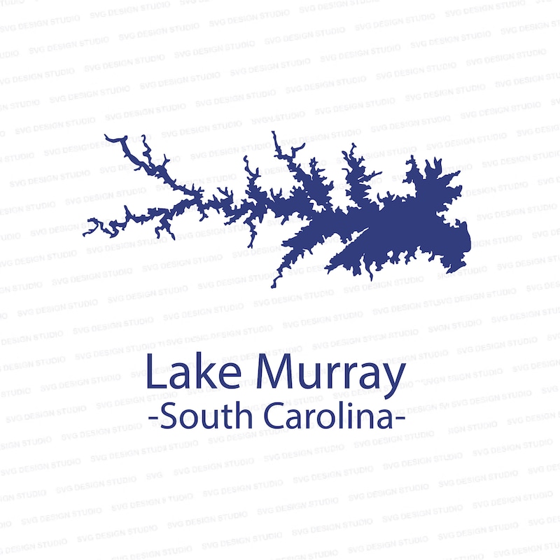 Lake Murray Svg - Etsy