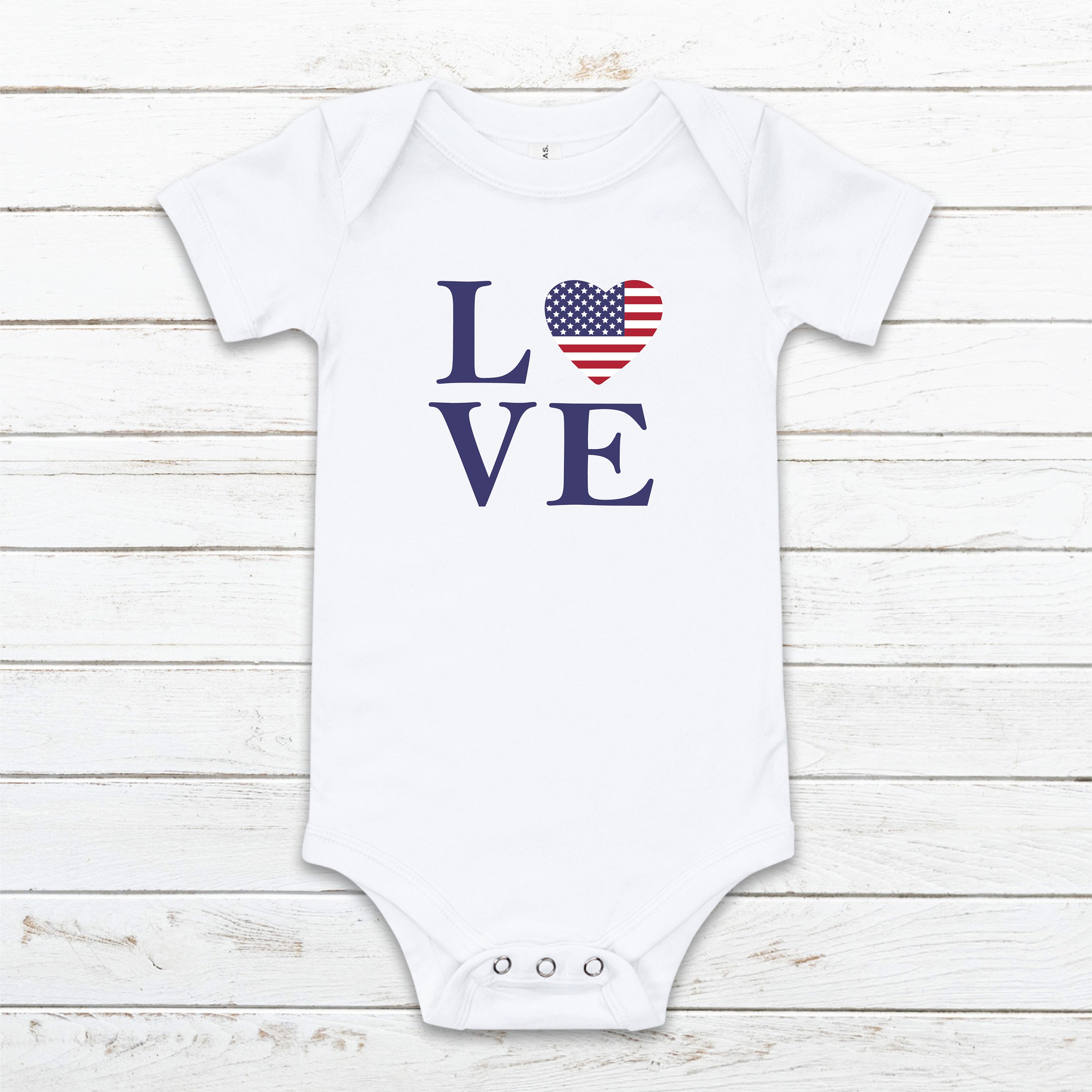 Love With Heart Flag SVG / Independence Day File / Fourth of July / Svg ...