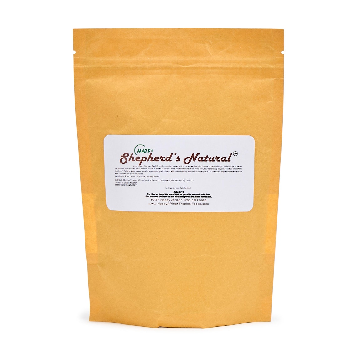 Scent Leaves/efinrin/ Nchanwu (dry) 2oz Bag Seasoning by Hatf's ...