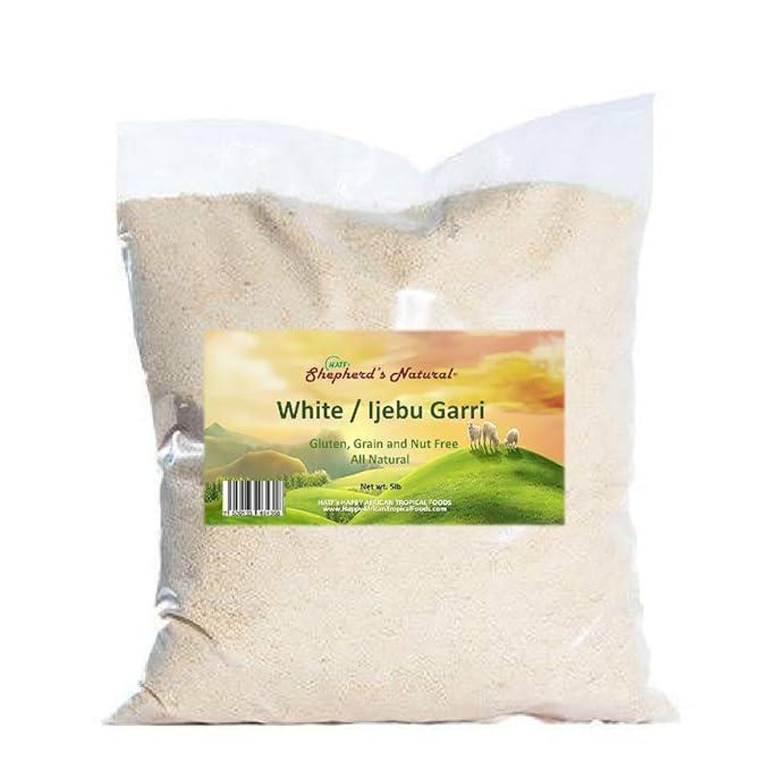 Ijebu Garri / Gari 5 Lb / 80 Oz Bag by Hatf's Shepherd's Natural, 100% ...
