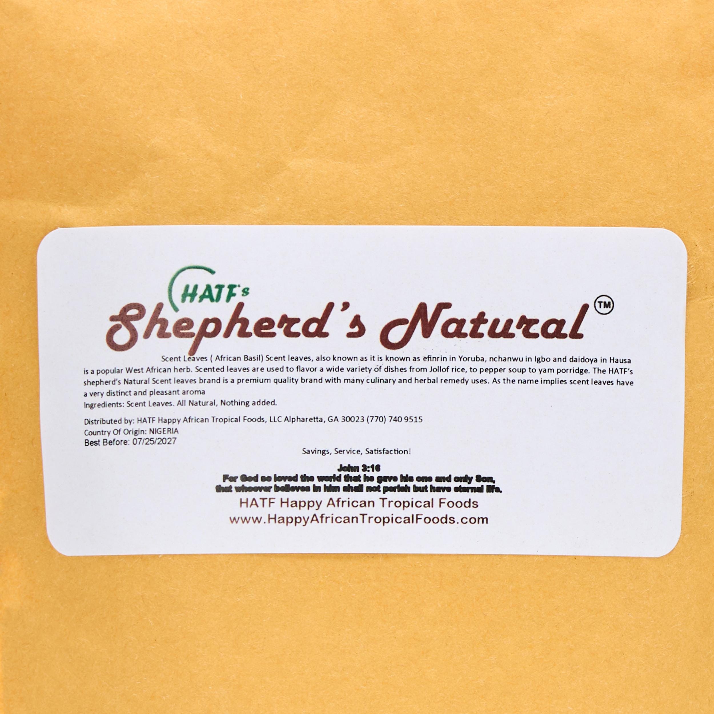 Scent Leaves/efinrin/ Nchanwu (dry) 2oz Bag Seasoning by Hatf's ...