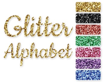 Glitter Letters | Etsy