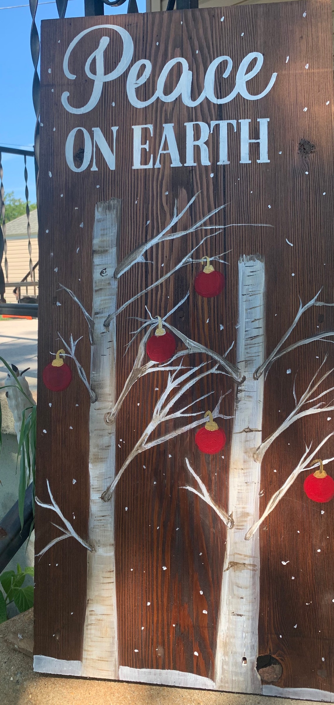 Peace on Earth Christmas Decor | Etsy