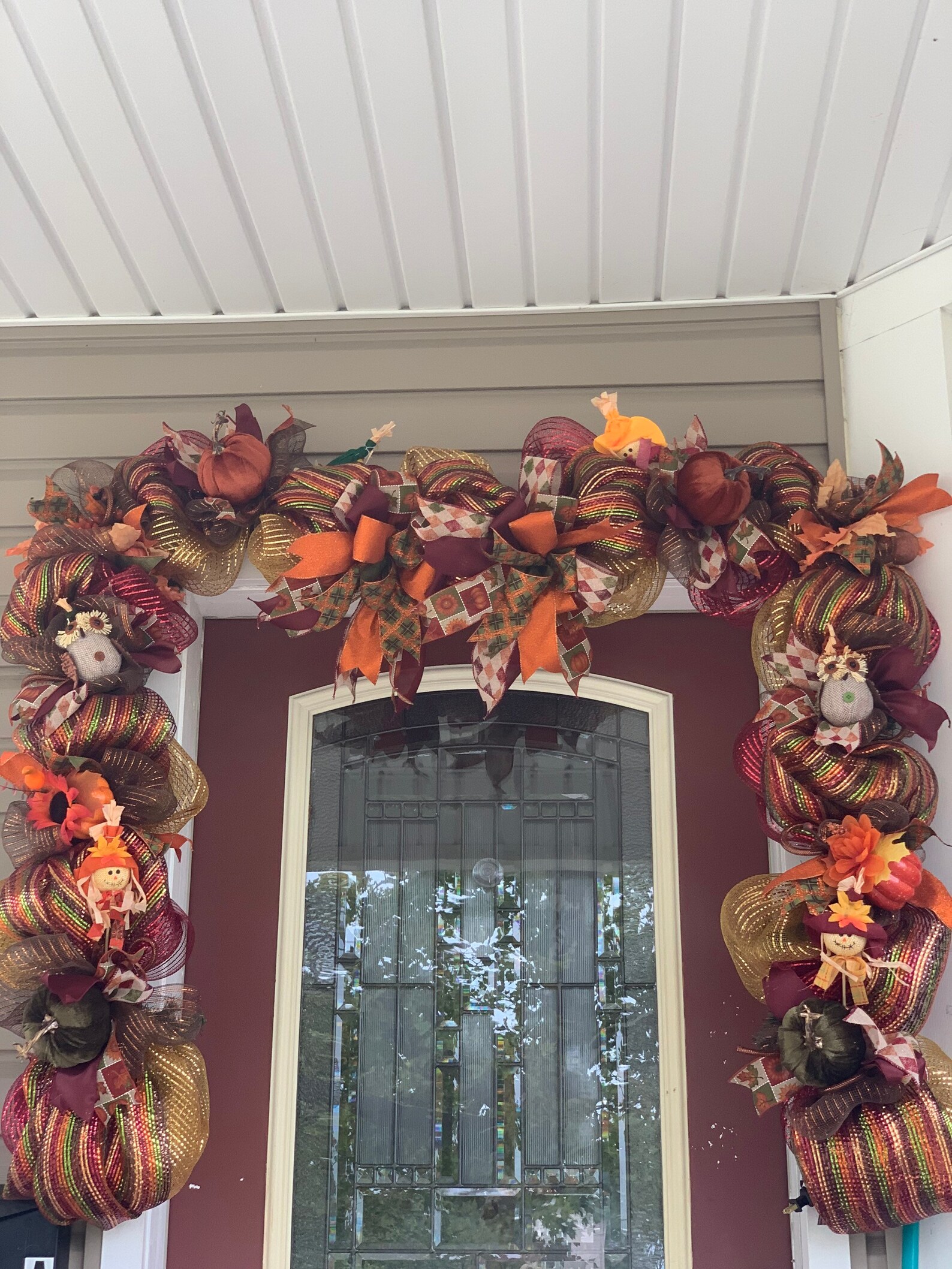 Pre Lit Fall Garland for Door/ Fall Garland for Mantle. - Etsy