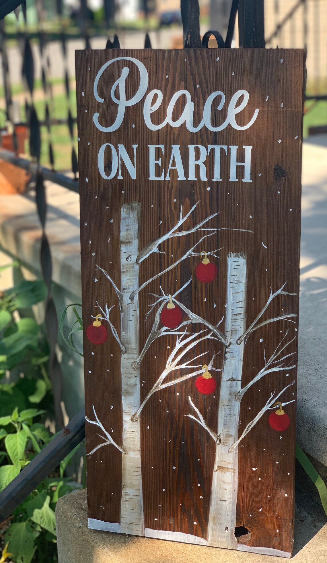 Peace on Earth Christmas Decor | Etsy