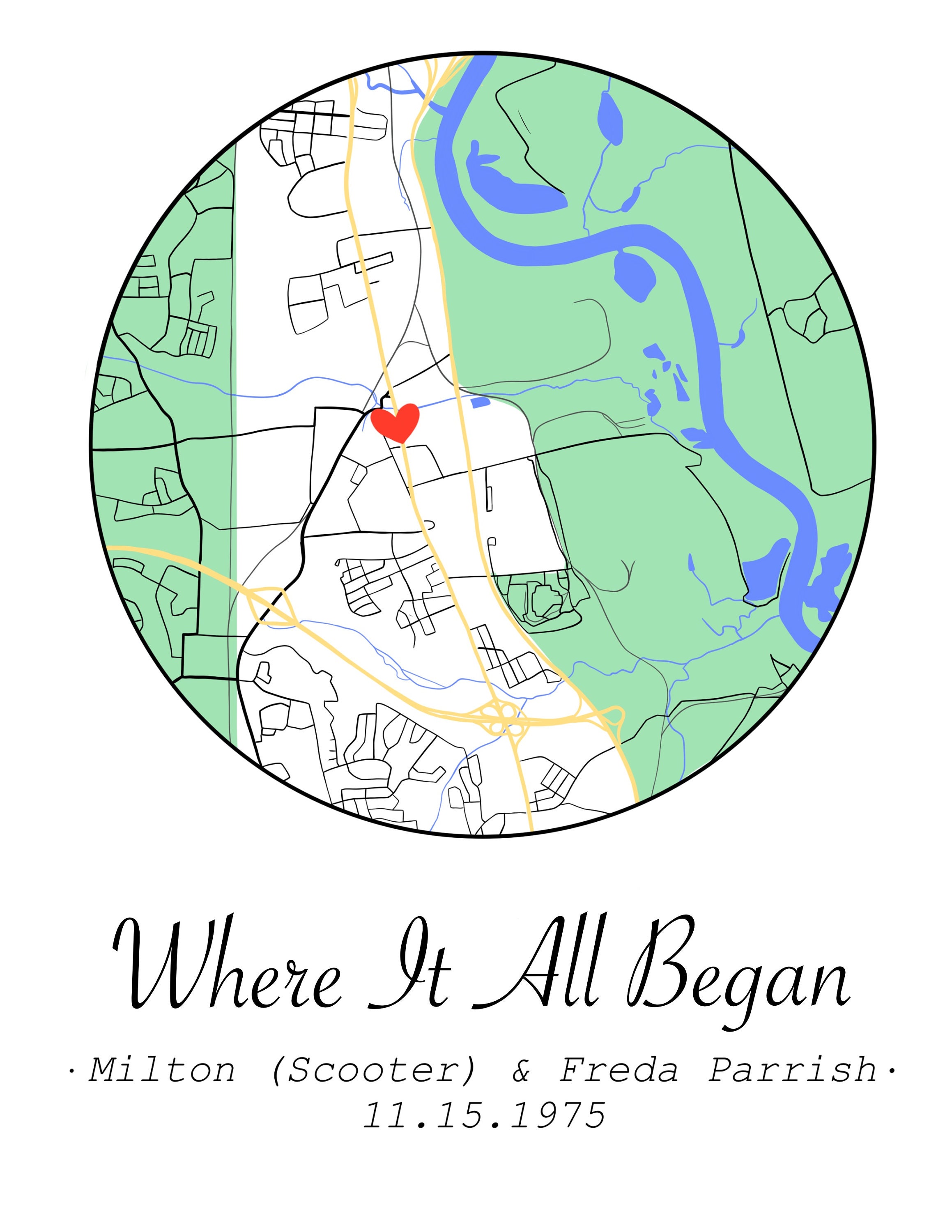 Custom Map Drawing - Etsy