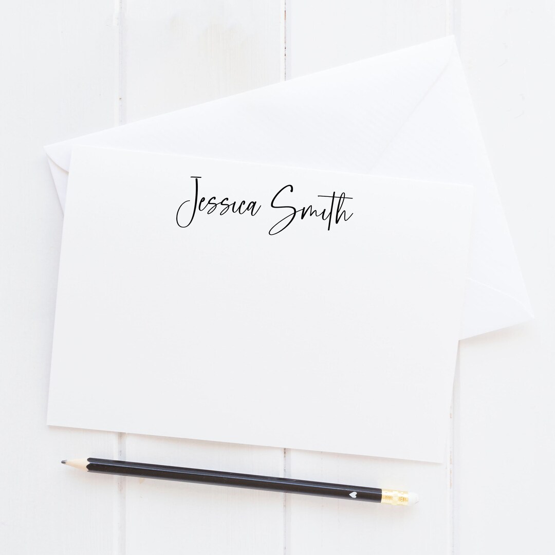 Name Notecards Name Note Cards From the Desk of Notes - Etsy