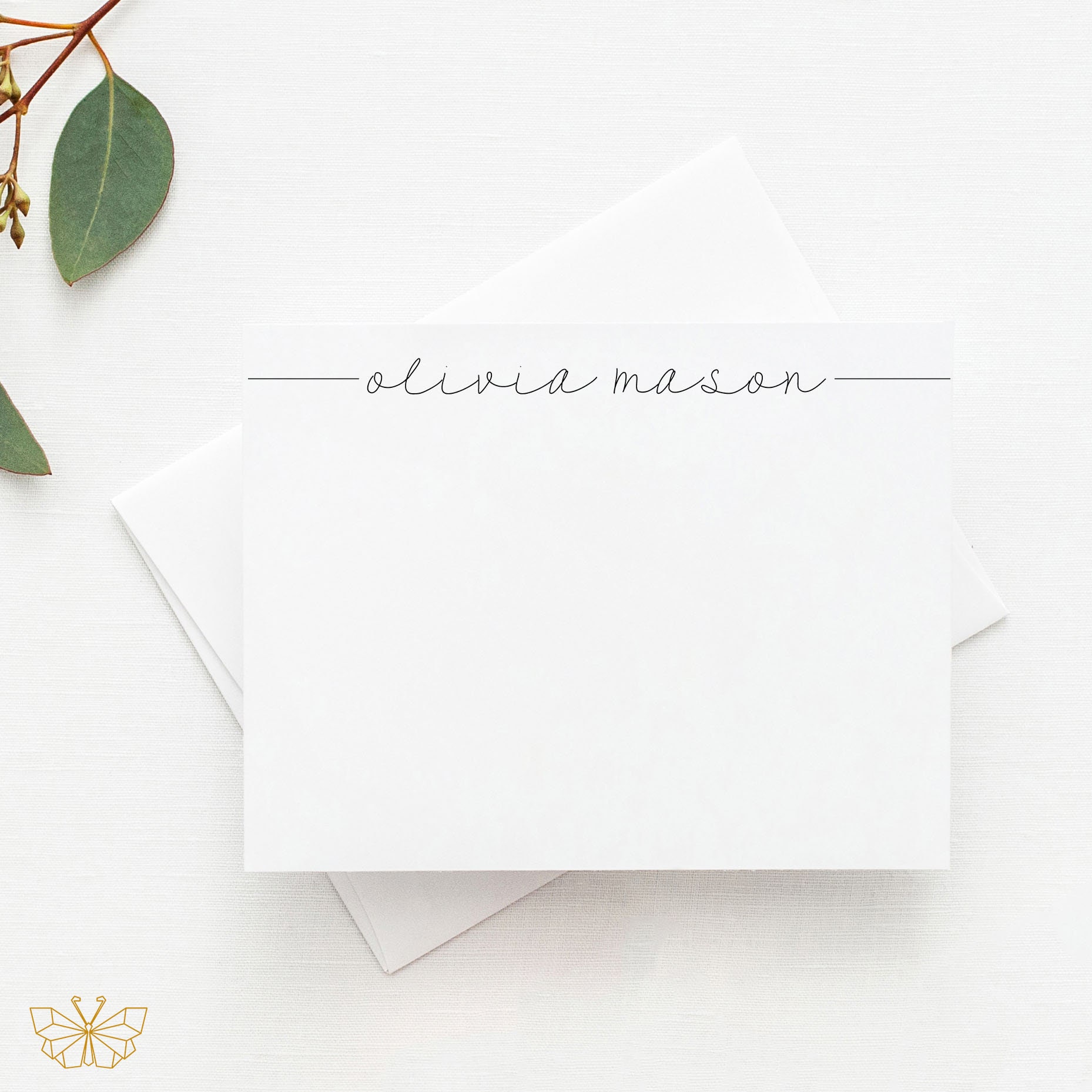 Name Notecards Name Note Cards From the Desk of Notes - Etsy