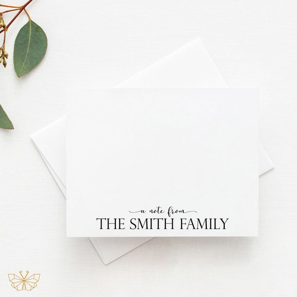 Family Note Cards - Etsy