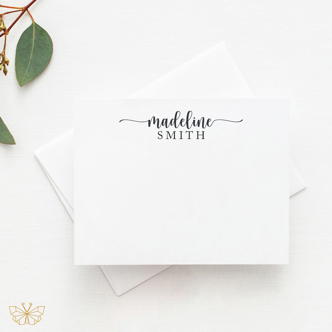 Personalized Name Stationery Stationery With Return Address - Etsy