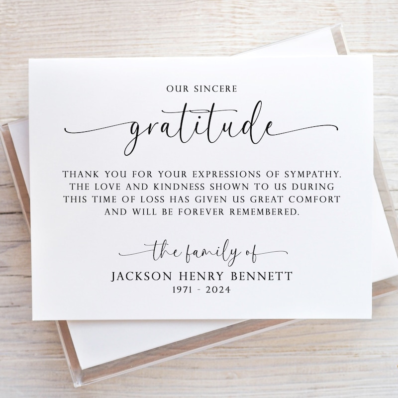 Sympathy Cards Template - Etsy