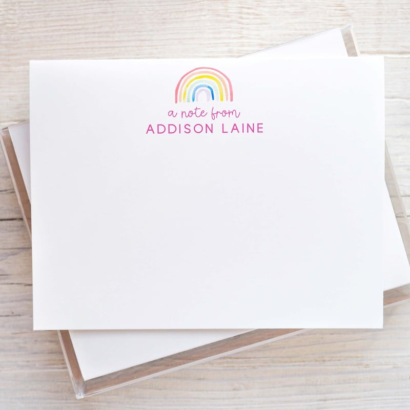 Rainbow Stationary - Etsy