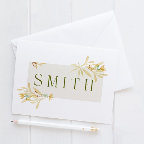A Note From Personalized Stationery Name Stationary - Etsy