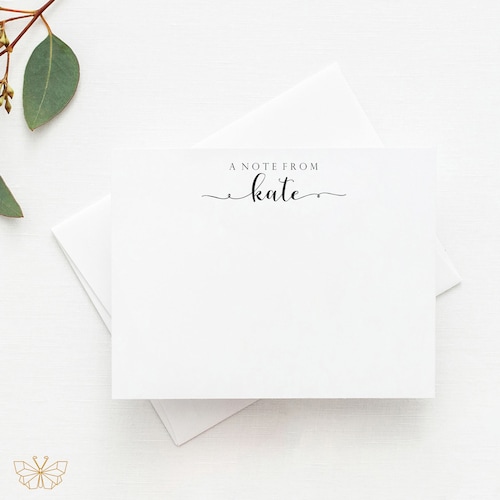 Personalized Stationery Custom Stationary Set Note Cards - Etsy