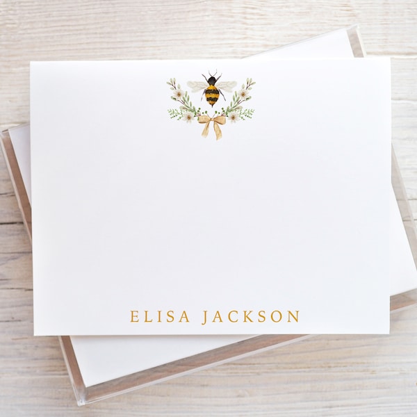 Bee Stationery - Etsy