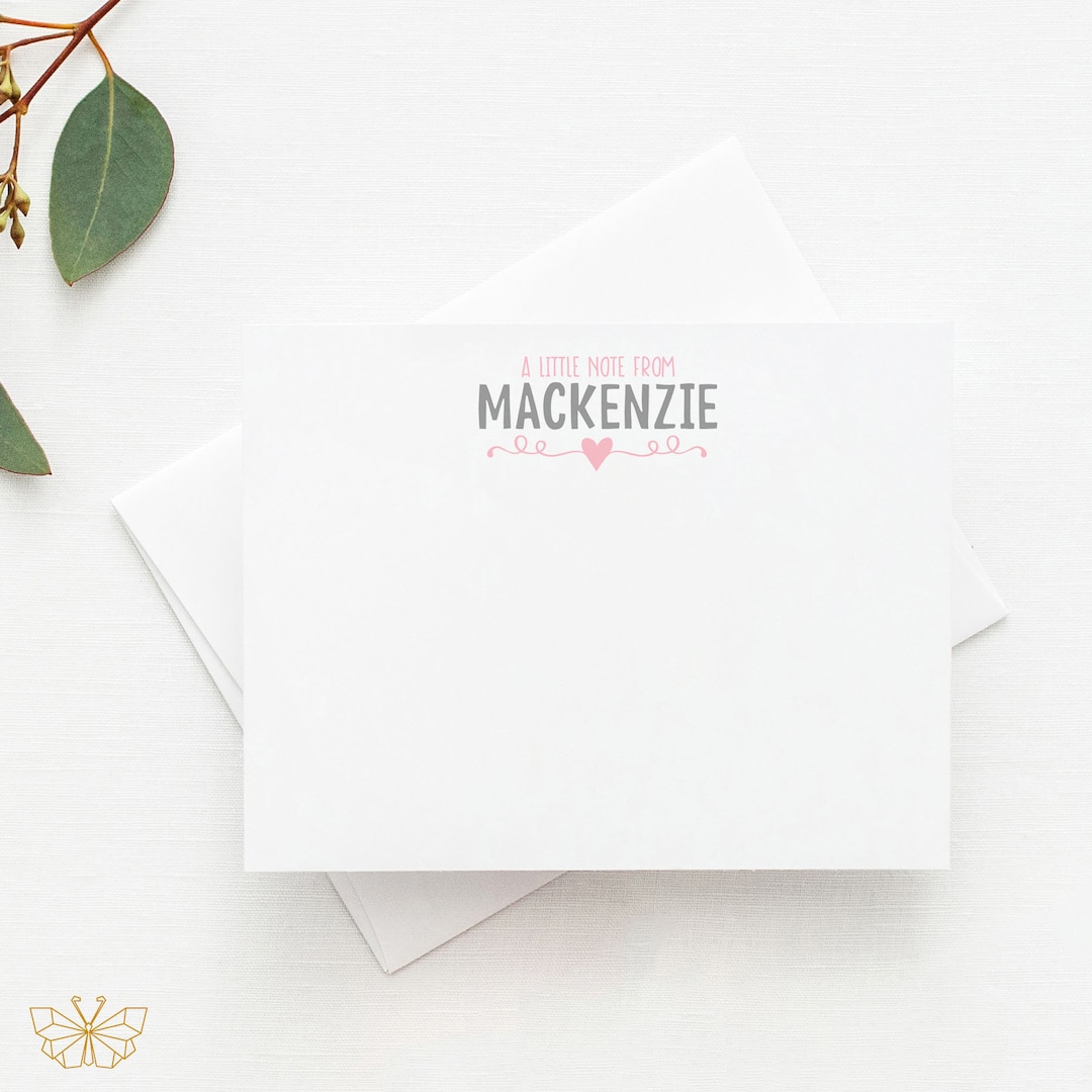 Girl Stationery Set Personalized Stationery Girl Cute Girl Stationery ...