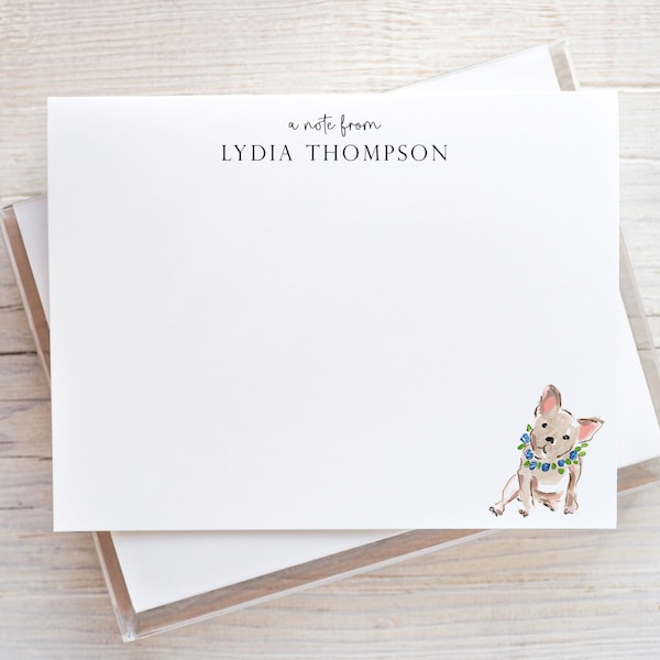 Bulldog Note Cards - Etsy