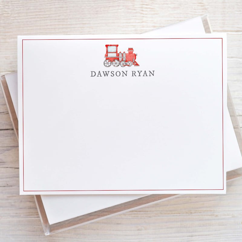 Train Thank You Note - Etsy