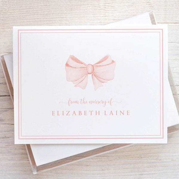 Thank You Baby Girl Cards - Etsy