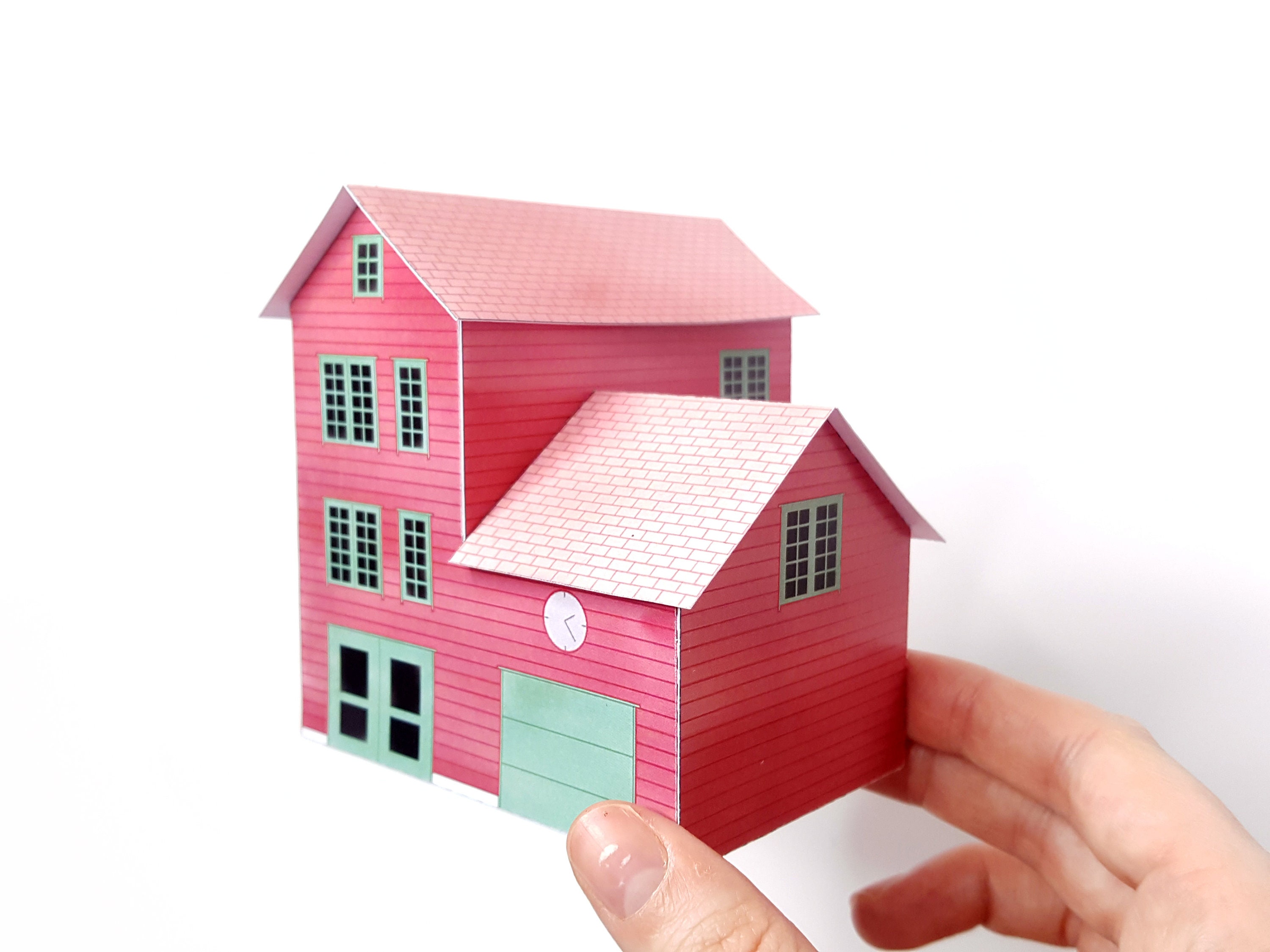 Nordic Village Paper Model: a Printable Miniature Town Hall (PDF ...