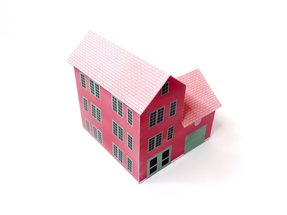 Nordic Village Paper Model: a Printable Miniature Town Hall (PDF ...