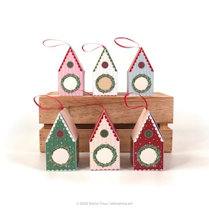Printable Christmas Ornaments: Print and Assemble These DIY Gift Boxes ...