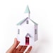 Nordic Village Paper Model: a Printable Miniature Church PDF Download ...