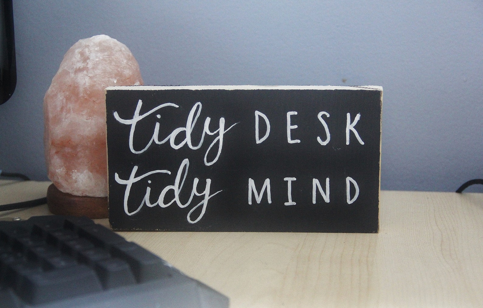 TIDY DESK ART Tidy Desk Tidy Mind Recycled Wood Art Hand | Etsy Canada