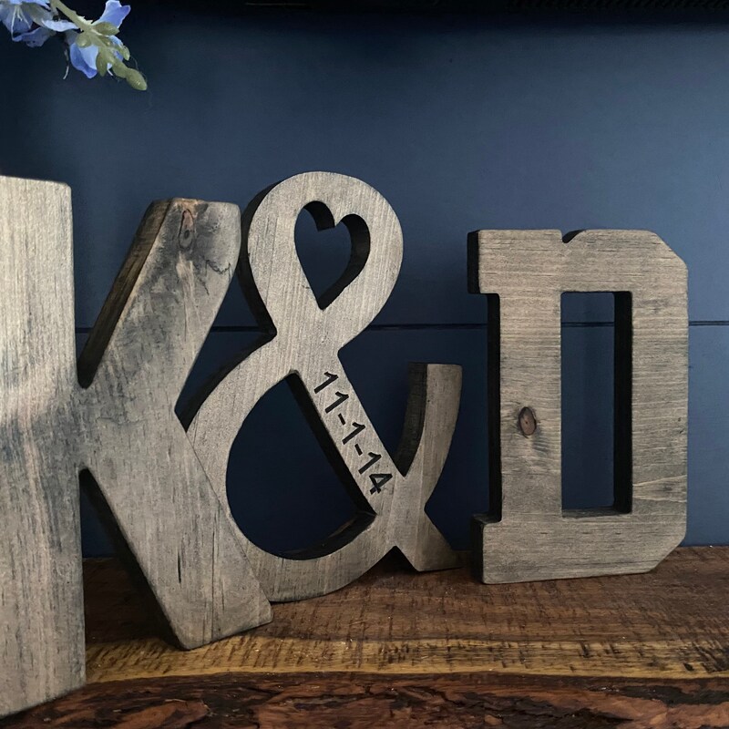 Wood Initials - Etsy
