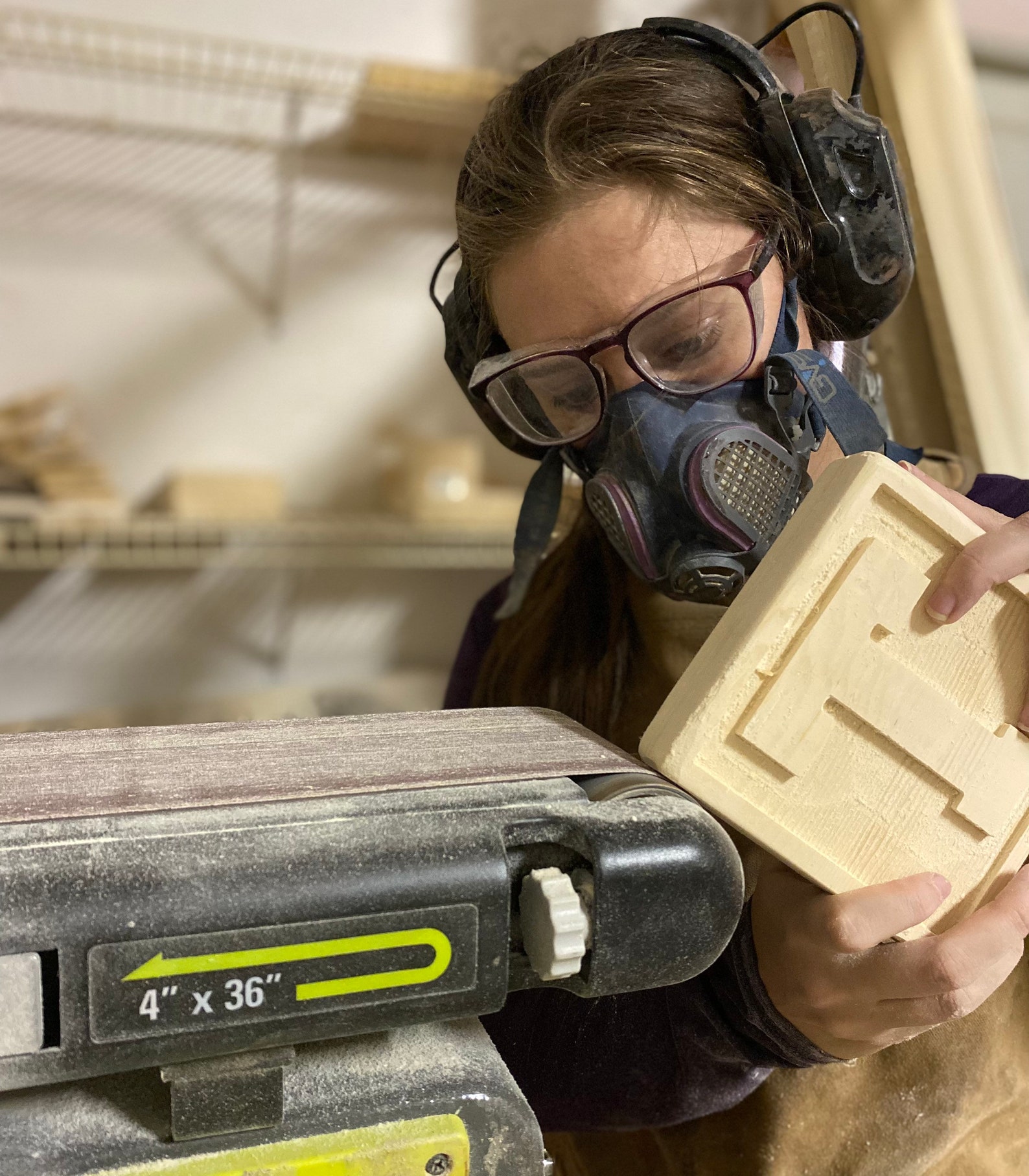 Large Alphabet Wood Letter Blocks Custom Names Initials - Etsy