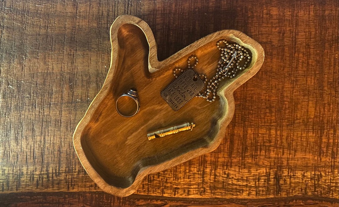 Tarleton State University “heart of Texas” Hand Sign Wood Carved Tray ...