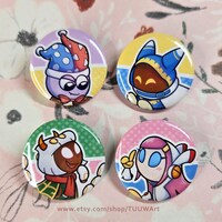 Kirby Buttons - Etsy