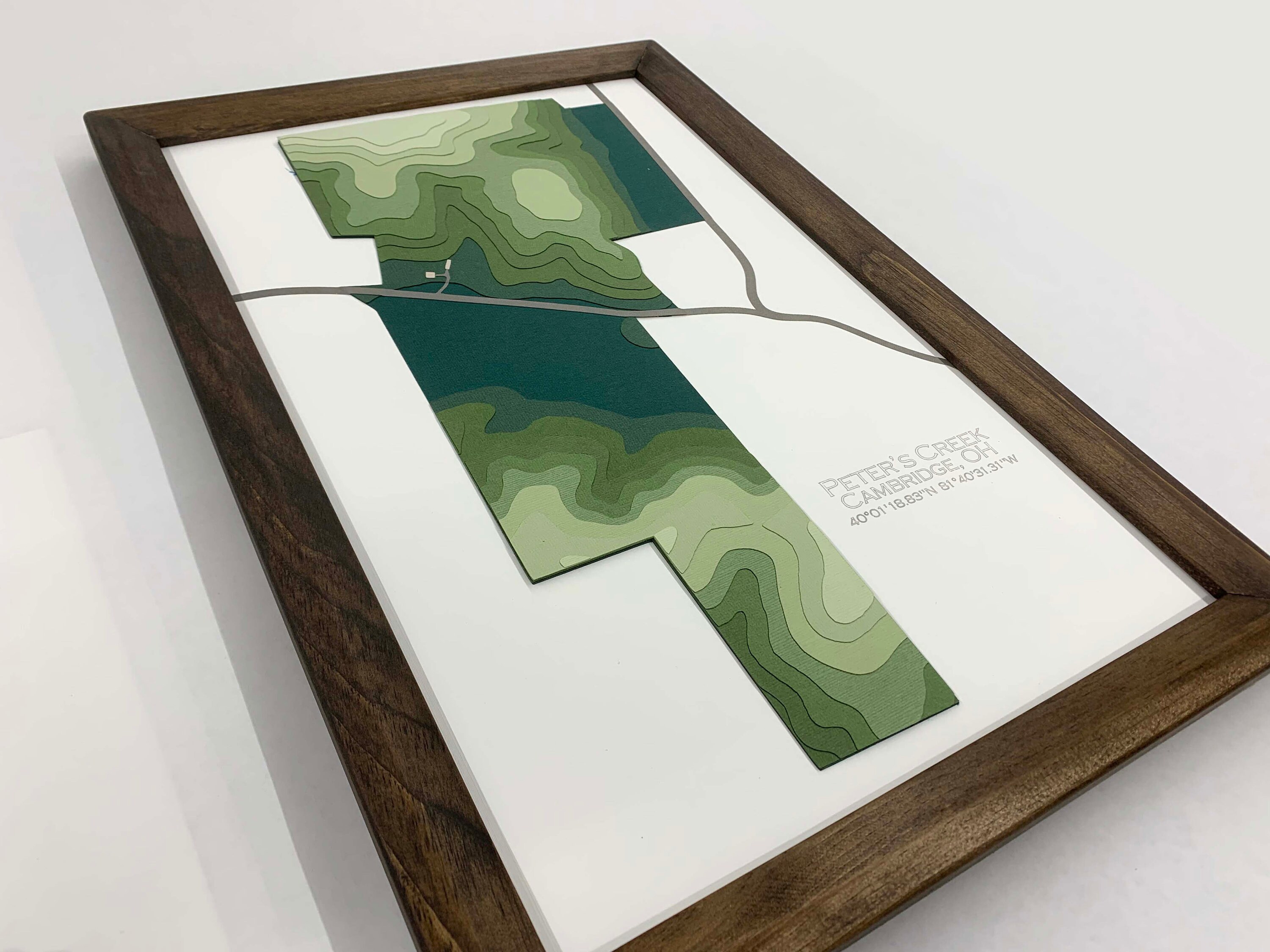 Custom Topographic Map of Your Special Place Topographic - Etsy