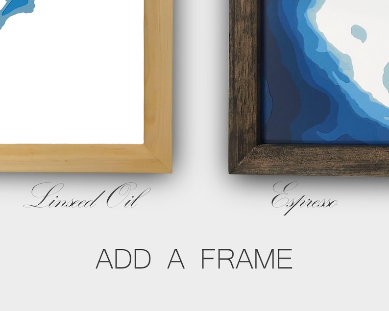 Custom Layered Paper Bathymetric Map Personalized Map Art - Etsy Canada