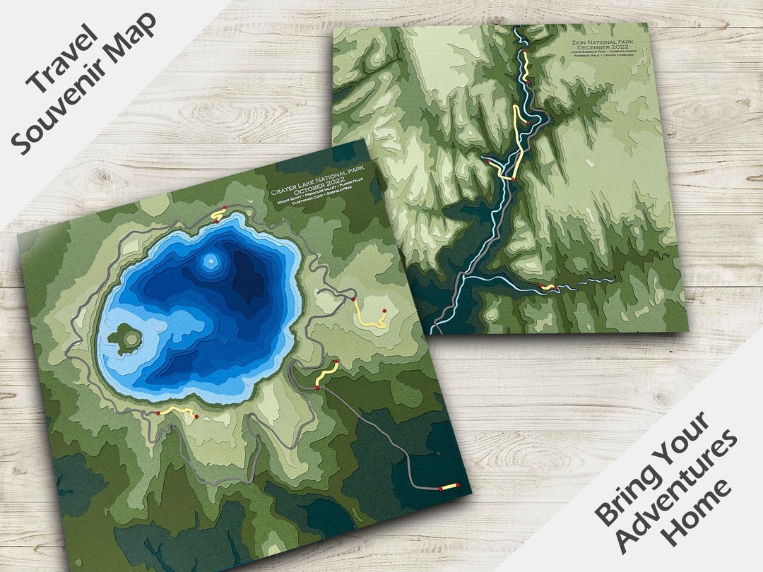 Handmade Souvenir Maps for the Globetrotting Souls | Adventure Awaits ...