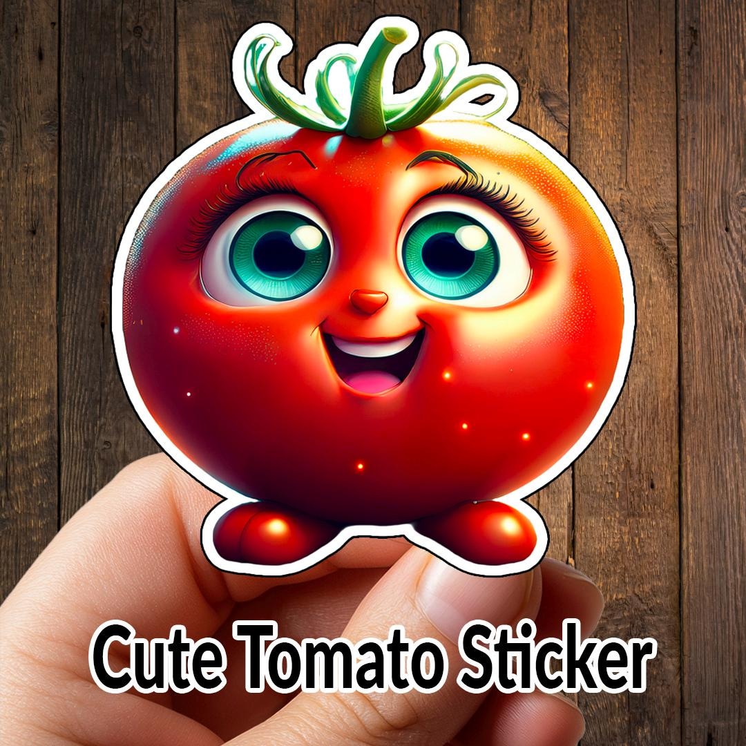 Cute Tomato Sticker. Gardening Mom, Tomato Stickers, Mom Garden ...
