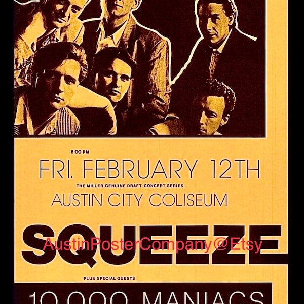 Squeeze Band Posters - Etsy