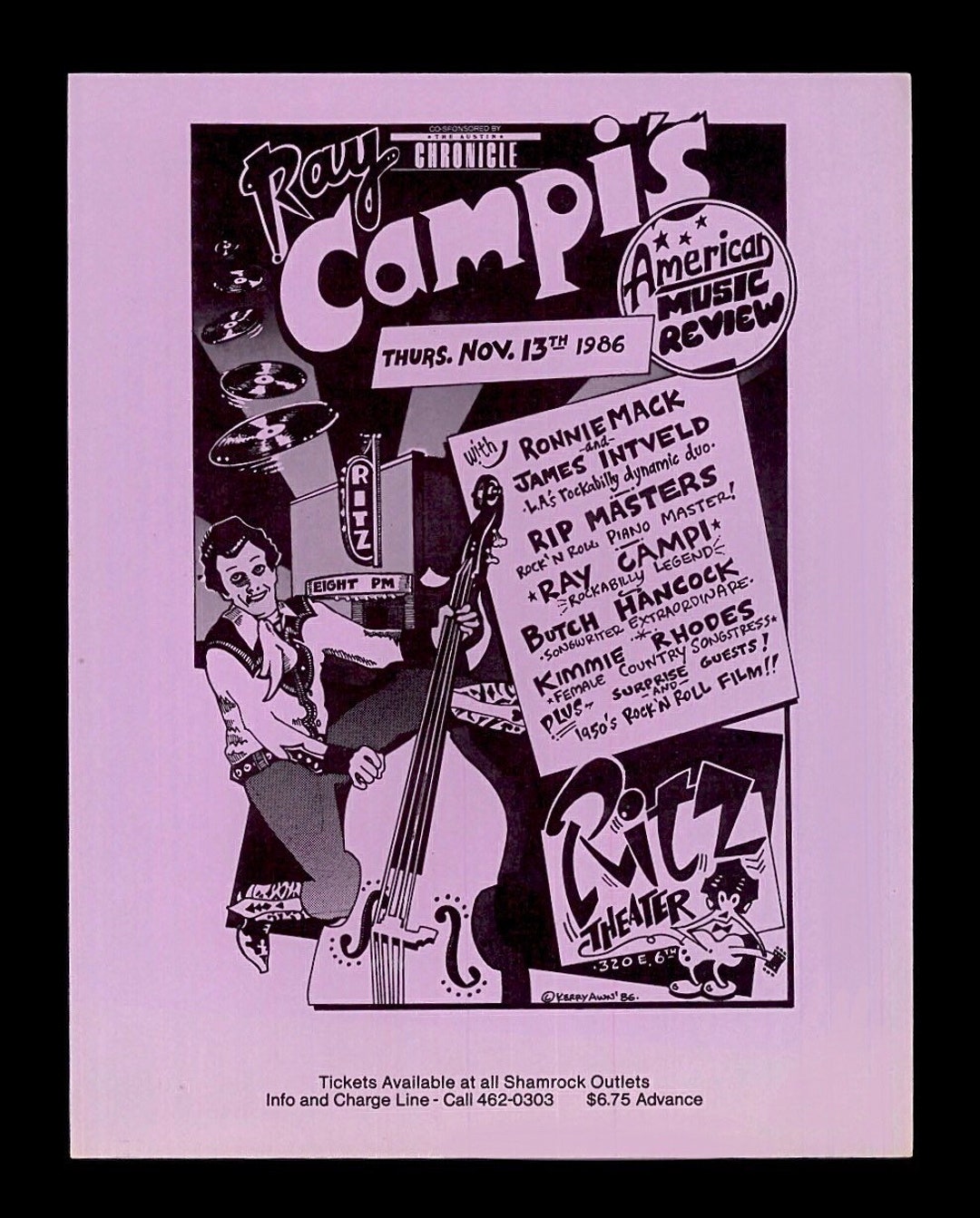 1986 - Ray Campis - Butch Hancock - Kimmie Rhodes - Rip Masters ...