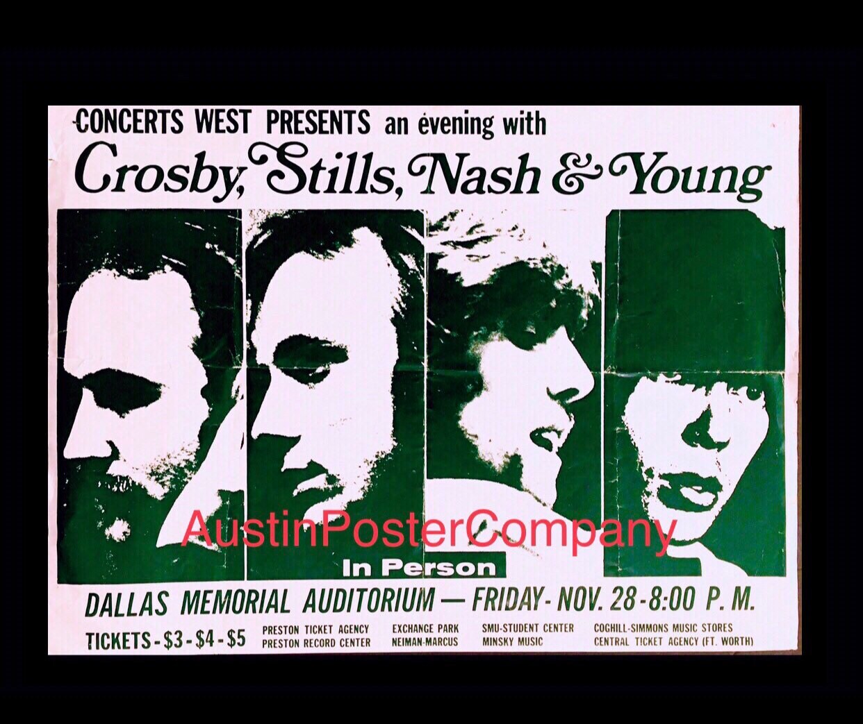 Crosby Stills Nash And Young Posters