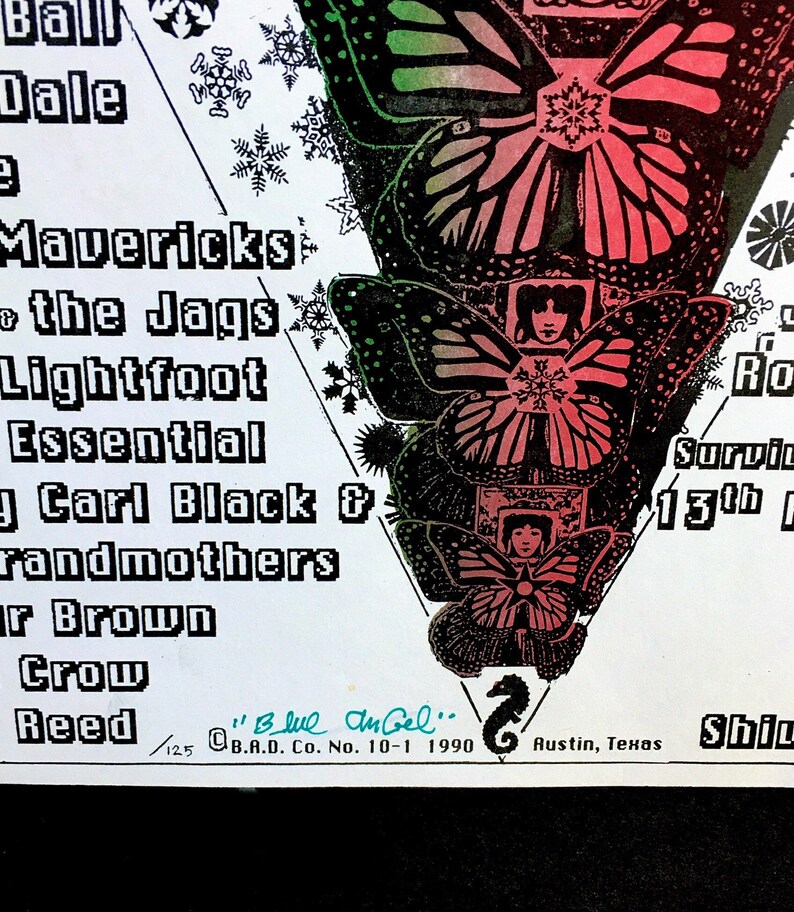 1990 DOUG SAHM ROKY Erickson Rusty Weir Original Texas - Etsy