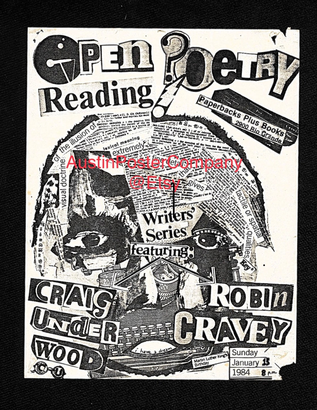 1984 - Craig Underwood - Robin Cravey - Open Poetry Reading - Rare ...