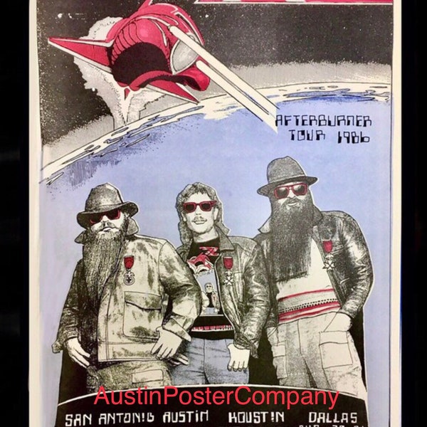 The Zz Top Tour Poster - Etsy