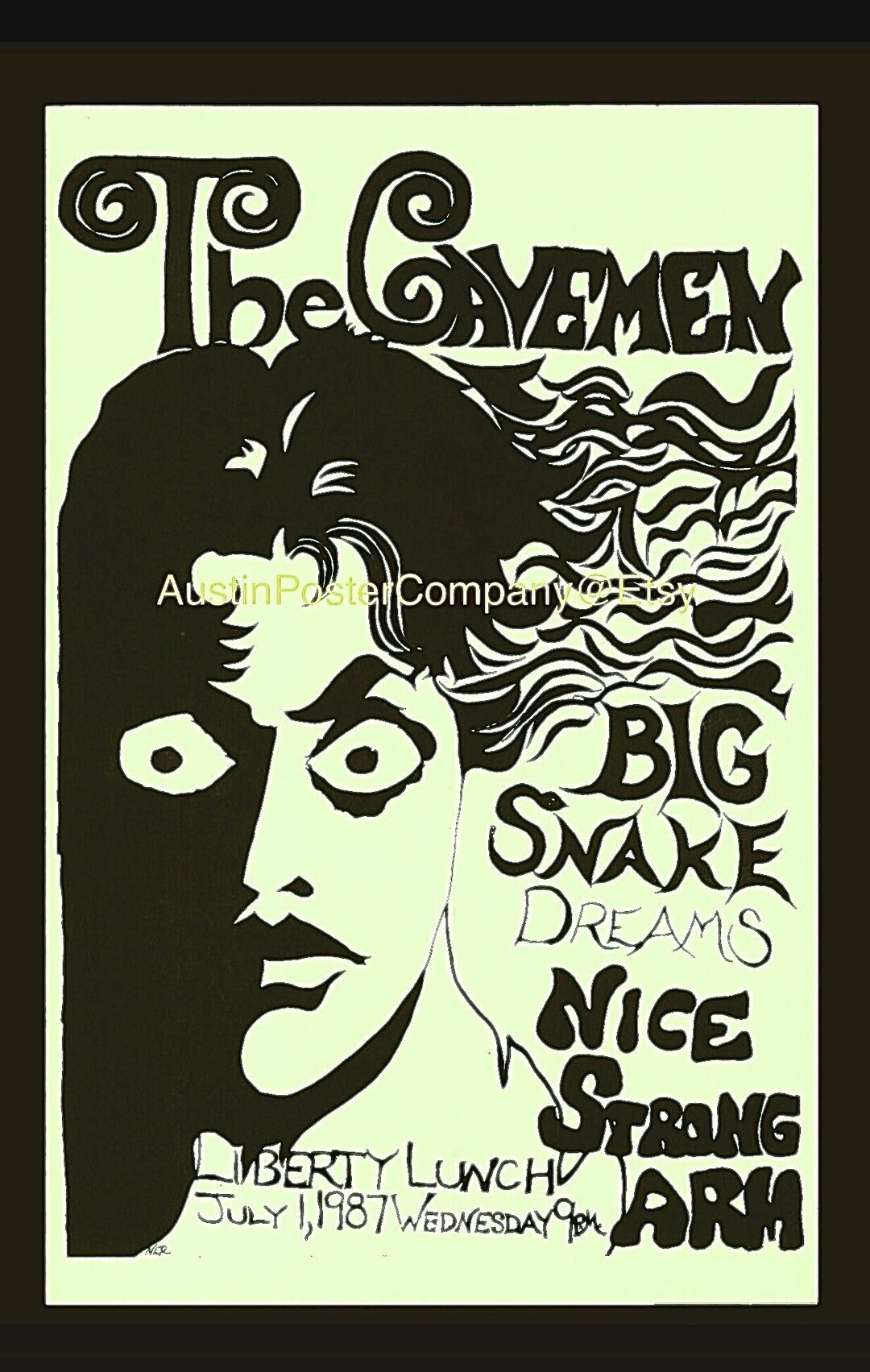 1987 - the Cavemen - Big Snake Dreams - Nice Strong Arm - Original ...