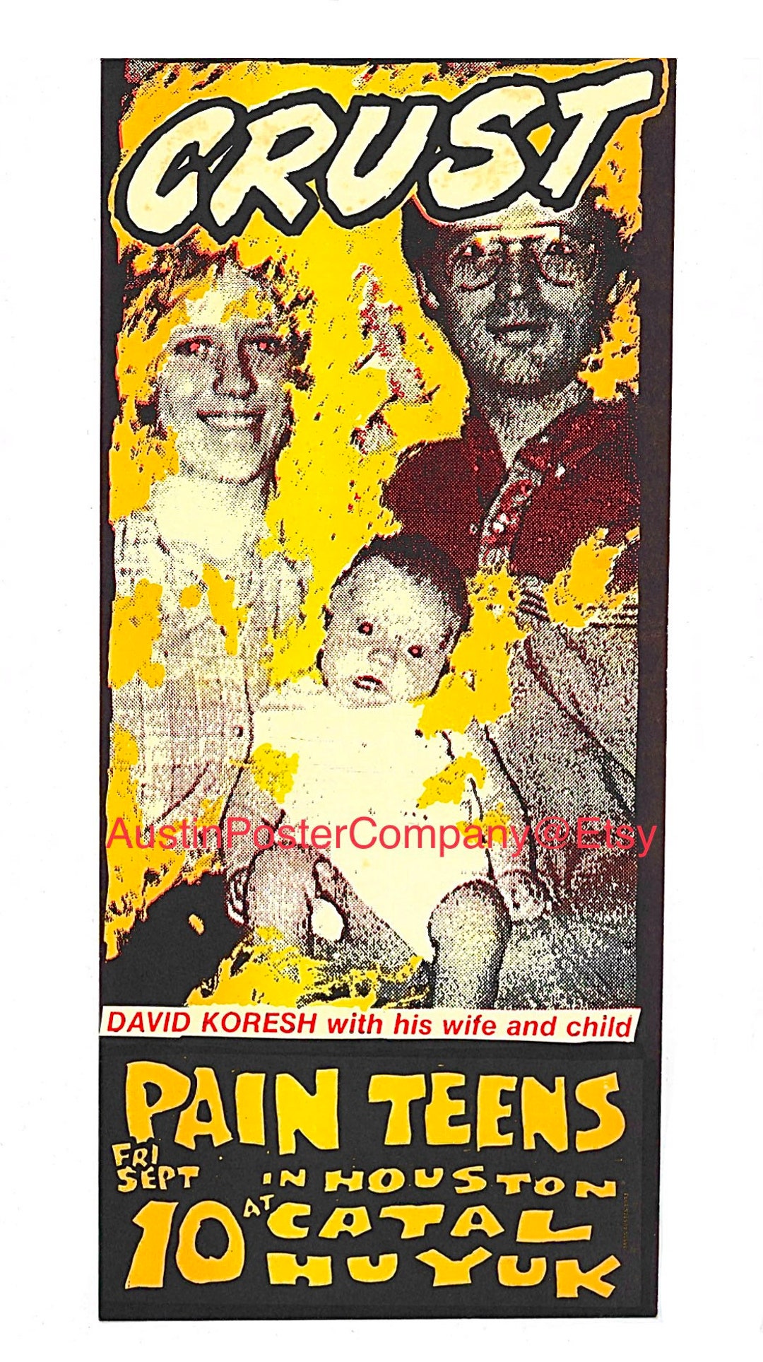 1993 Crust Pain Teens Rare Original Jason Houston Texas Catal Hu Yuk ...