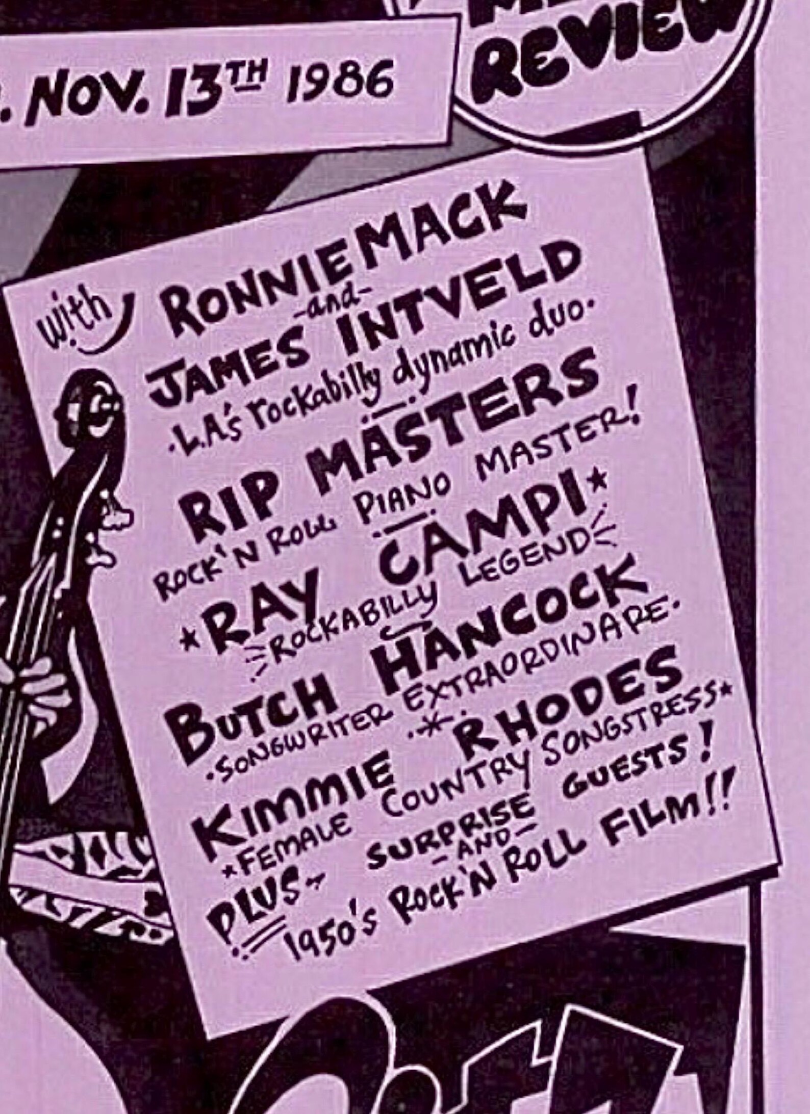 1986 - Ray Campis - Butch Hancock - Kimmie Rhodes - Rip Masters ...