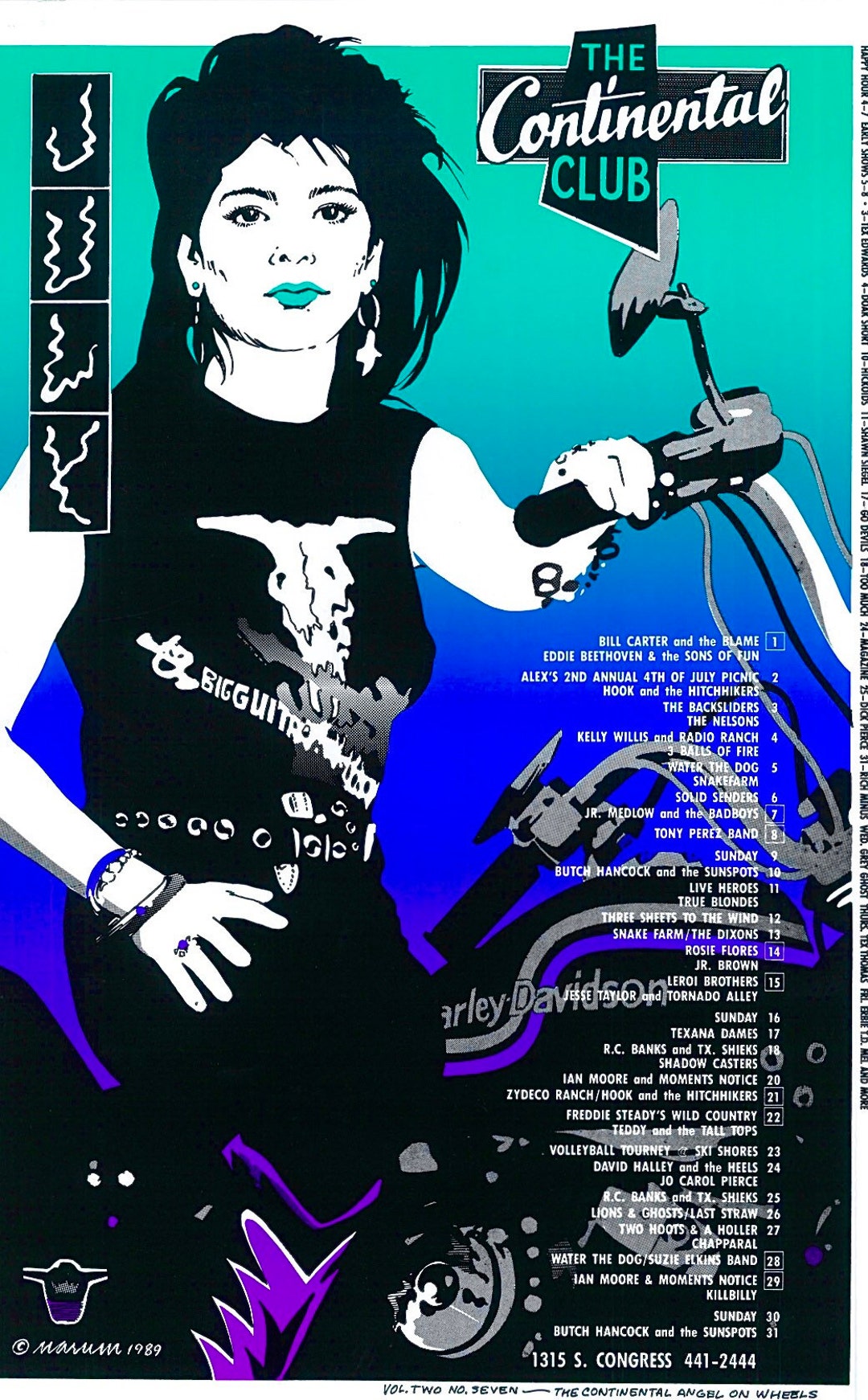 1989 - Kelly Willis - Jr. Brown - Butch Hancock - Bill Carter - David ...