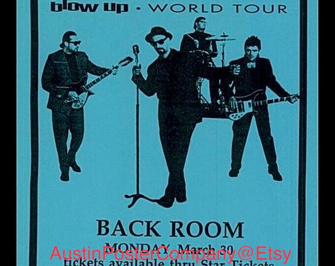 1992 Smithereens Original Austin Texas Back Room Concert Poster - Etsy